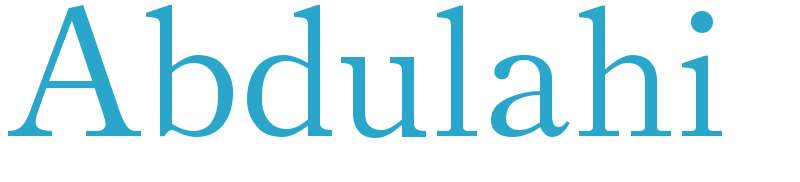 Abdulahi - Name for Boys - Meaning, Popularity and Origin