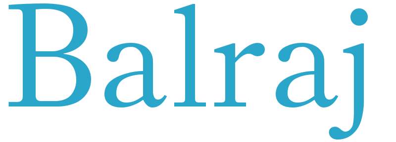 Balraj Name Logo Balraj Meaning & Pronunciation | NamesLook
