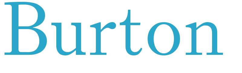 Burton - Name for Boys - Meaning, Popularity and Origin