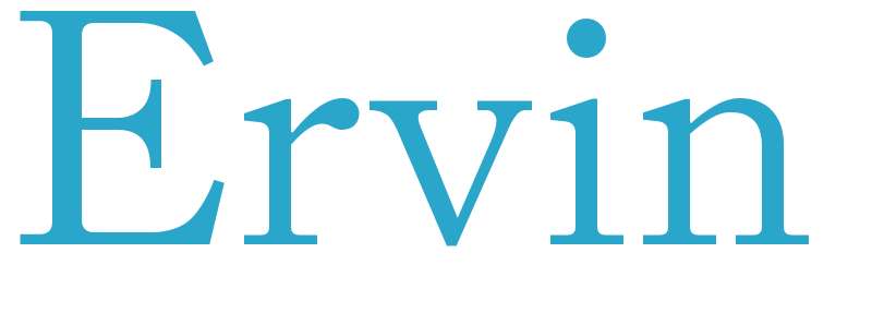 Ervin - Name for Boys - Meaning, Popularity and Origin