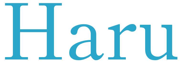 Haru - Name for Boys - Meaning, Popularity and Origin