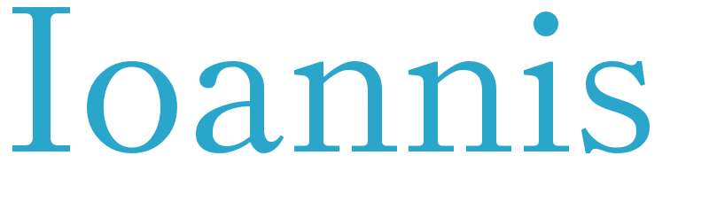 Ioannis - Name for Boys - Meaning, Popularity and Origin