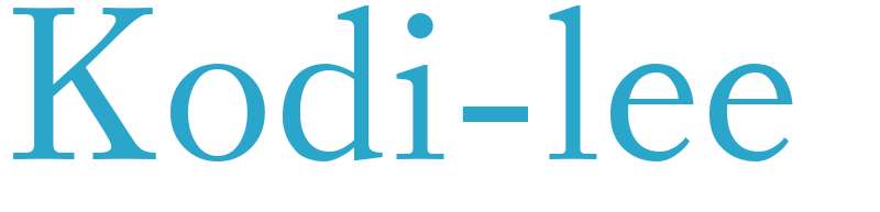 Kodi-lee - Name for Boys - Meaning, Popularity and Origin