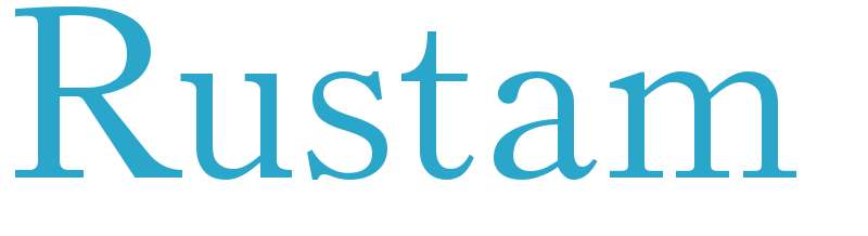 Rustam Logo Rustam E Zaman