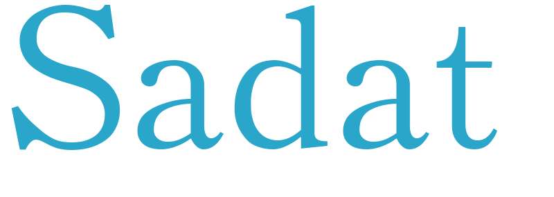 Sadat - Name for Boys - Meaning, Popularity and Origin