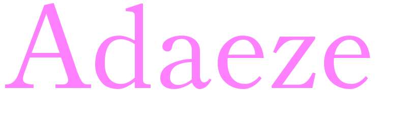 Adaeze - Name for Girls - Meaning, Popularity and Origin