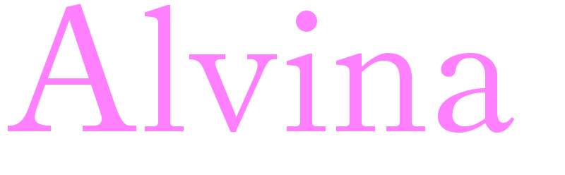 Alvina - Name for Girls - Meaning, Popularity and Origin