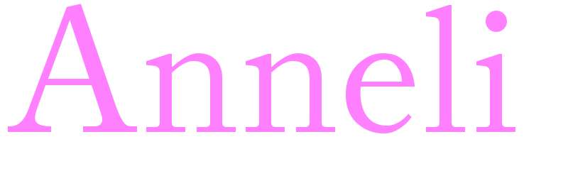 Anneli - Name for Girls - Meaning, Popularity and Origin