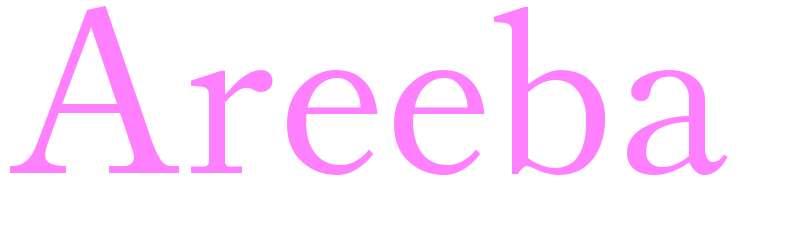 Areeba - Name for Girls - Meaning, Popularity and Origin