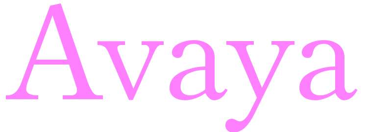 Avaya - Name for Girls - Meaning, Popularity and Origin