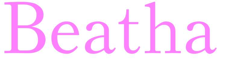Beatha - Name for Girls - Meaning, Popularity and Origin