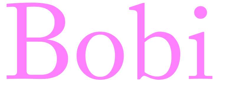 Bobi - Name for Girls - Meaning, Popularity and Origin