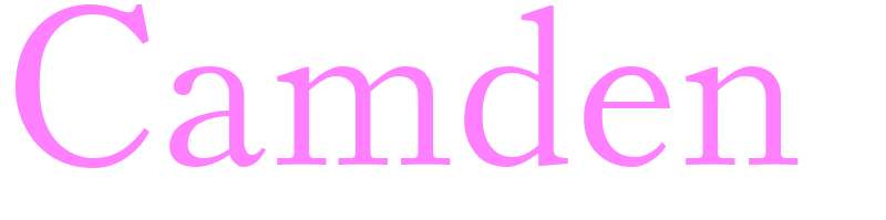 Camden - Name for Girls - Meaning, Popularity and Origin