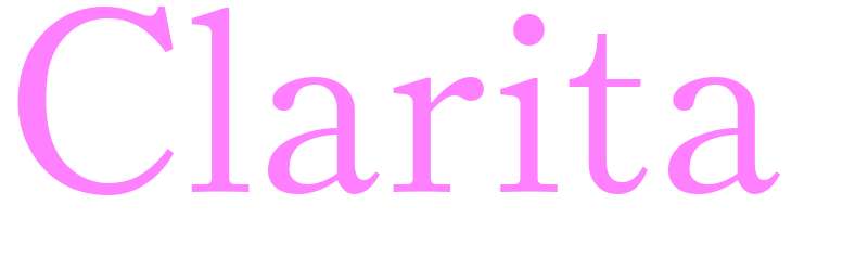Clarita - Name for Girls - Meaning, Popularity and Origin