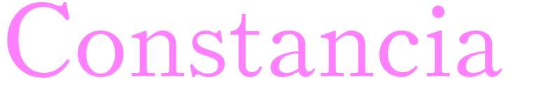 Constancia - Name for Girls - Meaning, Popularity and Origin
