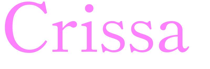 Crissa - Name for Girls - Meaning, Popularity and Origin