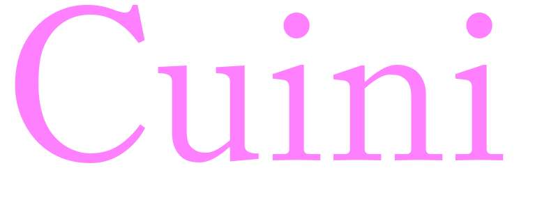 Cuini - Name for Girls - Meaning, Popularity and Origin