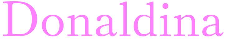 Donaldina - Name for Girls - Meaning, Popularity and Origin