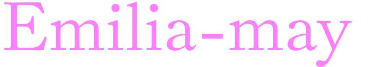 Emilia-may - Name for Girls - Meaning, Popularity and Origin