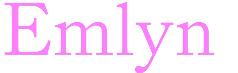 Emlyn - Name for Girls - Meaning, Popularity and Origin