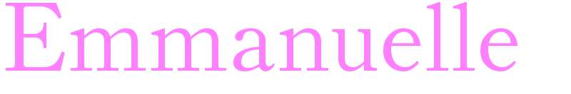 Emmanuelle - Name for Girls - Meaning, Popularity and Origin