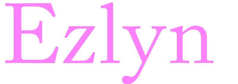 Ezlyn - Name for Girls - Meaning, Popularity and Origin
