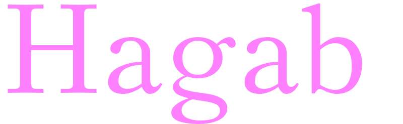 Hagab - Name for Girls - Meaning, Popularity and Origin