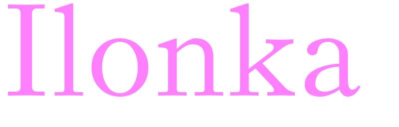 Ilonka - Name for Girls - Meaning, Popularity and Origin