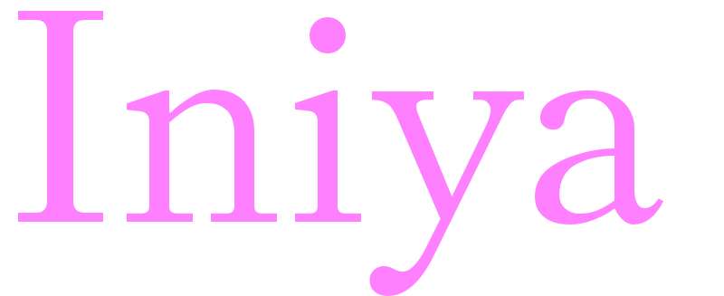 Iniya - Name for Girls - Meaning, Popularity and Origin