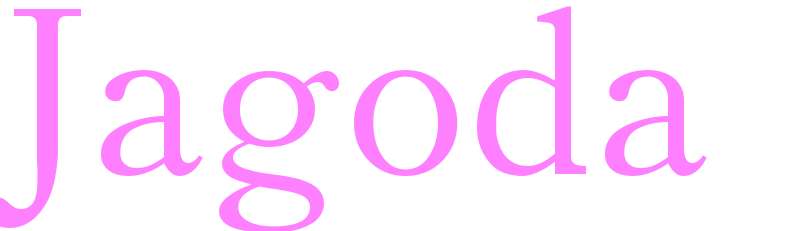 Jagoda - Name for Girls - Meaning, Popularity and Origin