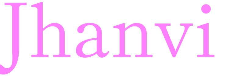 Jhanvi - Name for Girls - Meaning, Popularity and Origin