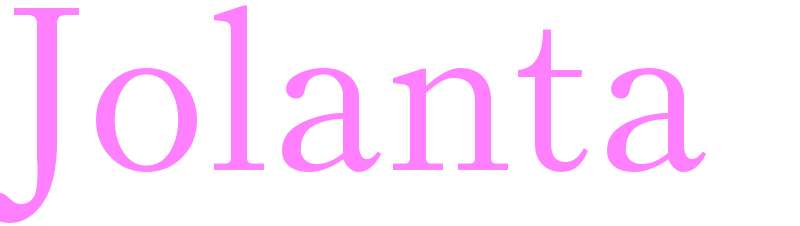 Jolanta - Name for Girls - Meaning, Popularity and Origin