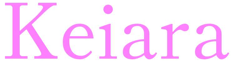 Keiara - Name for Girls - Meaning, Popularity and Origin