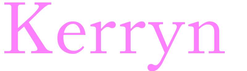 Kerryn - Name for Girls - Meaning, Popularity and Origin