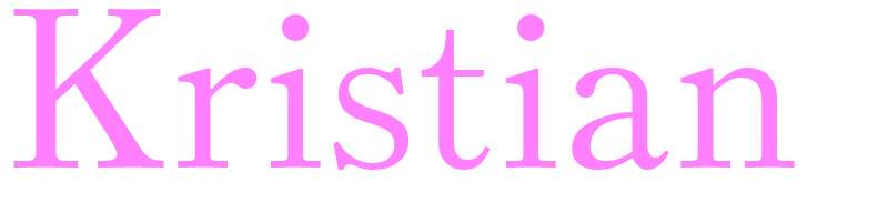 Kristian Name