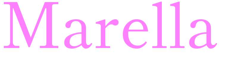 Marella - Name for Girls - Meaning, Popularity and Origin