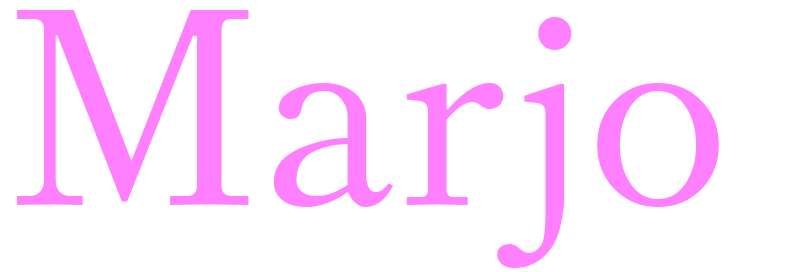 Marjo - Name for Girls - Meaning, Popularity and Origin