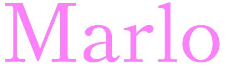 Marlo - Name for Girls - Meaning, Popularity and Origin