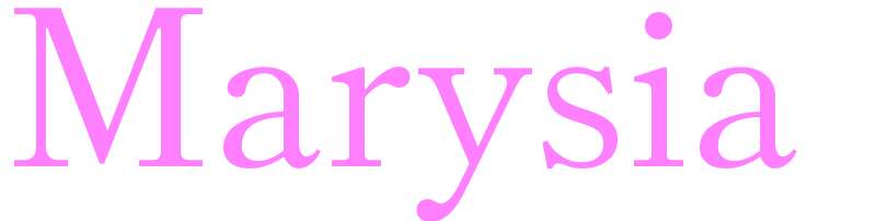 Marysia - Name for Girls - Meaning, Popularity and Origin