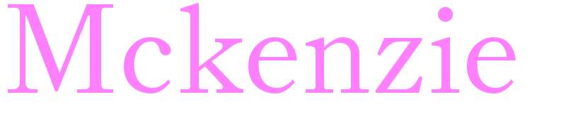 Mckenzie - Name for Girls - Meaning, Popularity and Origin