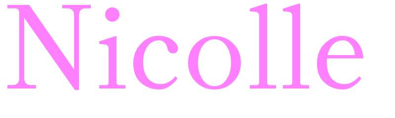 Nicolle - Name for Girls - Meaning, Popularity and Origin