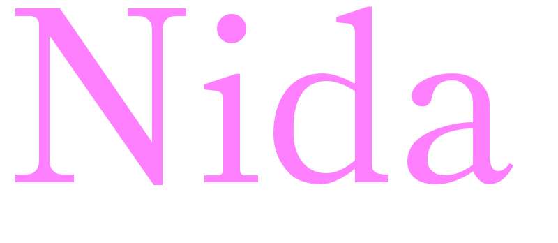 Nida - Name for Girls - Meaning, Popularity and Origin