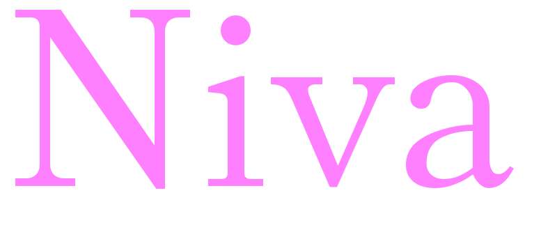 Niva - Name for Girls - Meaning, Popularity and Origin