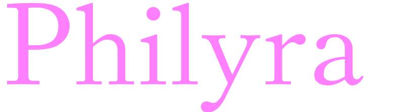 Philyra - Name for Girls - Meaning, Popularity and Origin