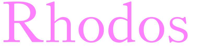 Rhodos - Name for Girls - Meaning, Popularity and Origin