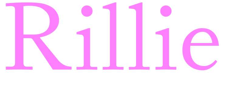 Rillie - Name for Girls - Meaning, Popularity and Origin