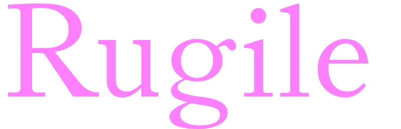 Rugile - Name for Girls - Meaning, Popularity and Origin