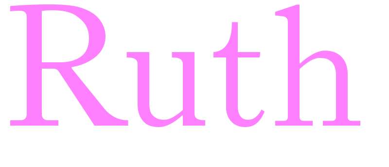 Ruthie Name