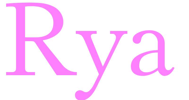 Rya - Name for Girls - Meaning, Popularity and Origin