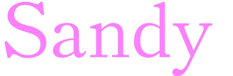 Sandy - Name for Girls - Meaning, Popularity and Origin
